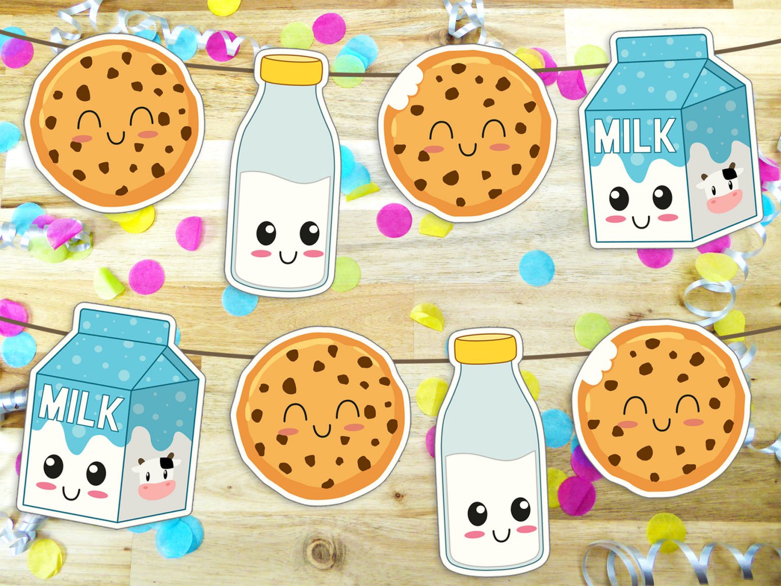 Milk and Cookies Printable – Stephanie Makes